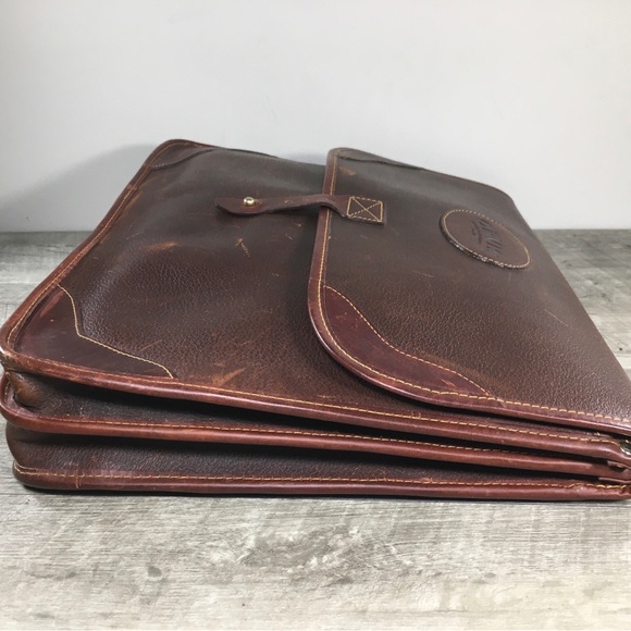 Orvis | Bags | Orvis Bullhide Leather Briefcase School Portfolio ...